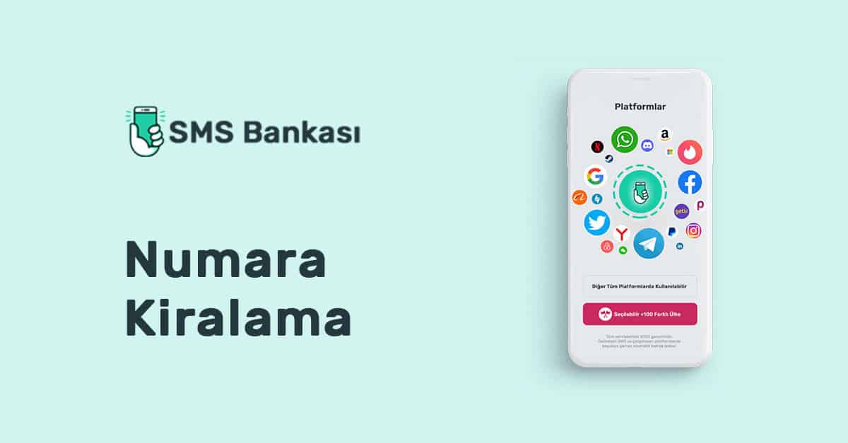Numara Kiralama (Telefon Onay) - SMS Bankası